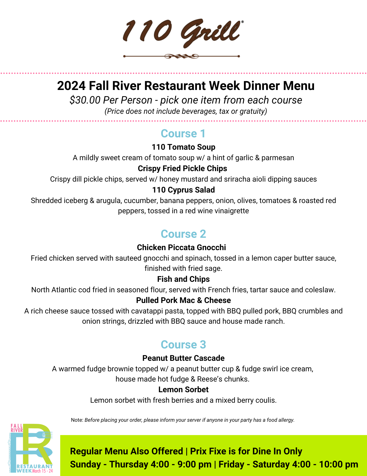 110 Grill | Viva Fall River