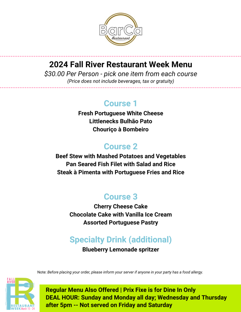 BarCa Restaurant | Viva Fall River