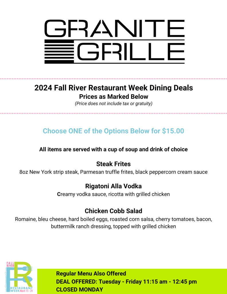 Granite Grille | Viva Fall River